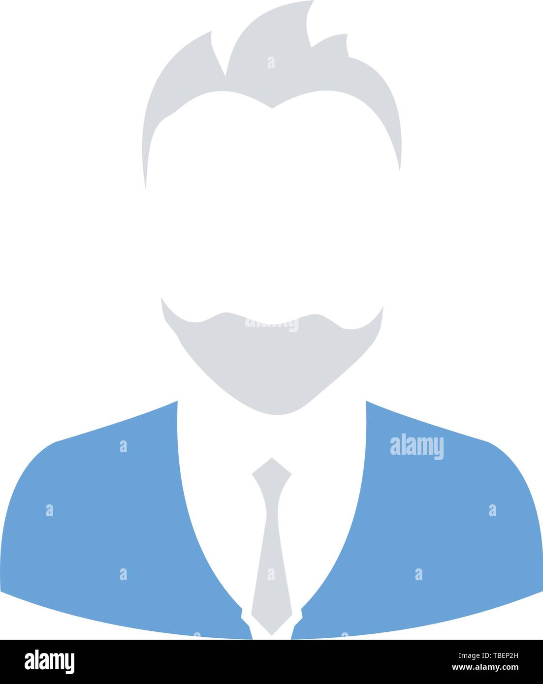 Businessman flat icon - Vector. Businessman avatar profile picture flat ...
