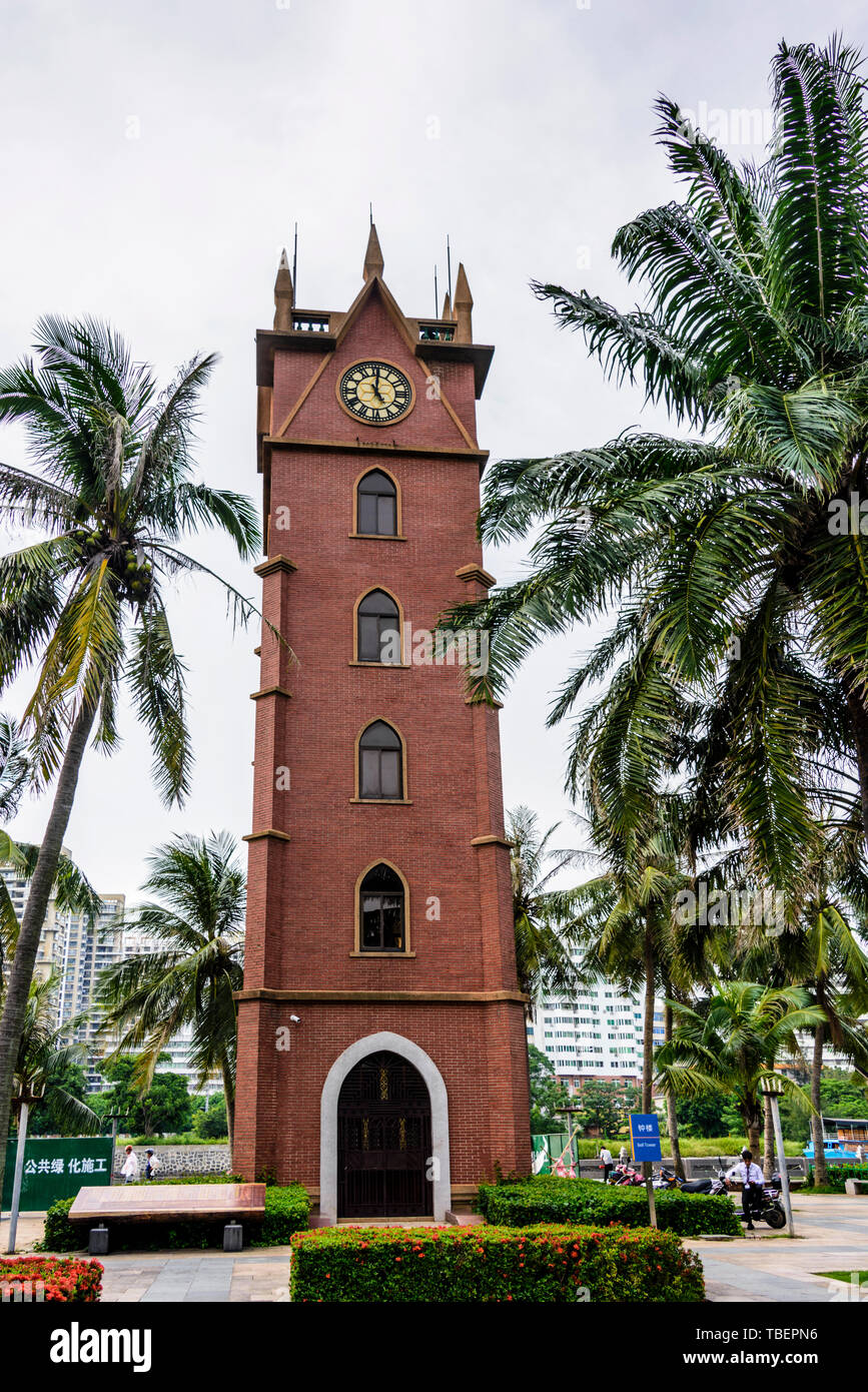 The city of haikou clock tower hi-res stock photography and images - Alamy