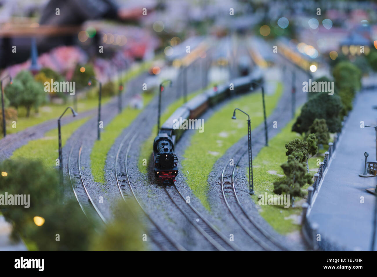 Shanghai's big dream microcity, the railway model theme sand table of ...