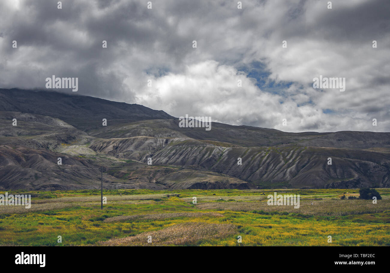 Scenery of China's Tibetan Plateau Stock Photo - Alamy