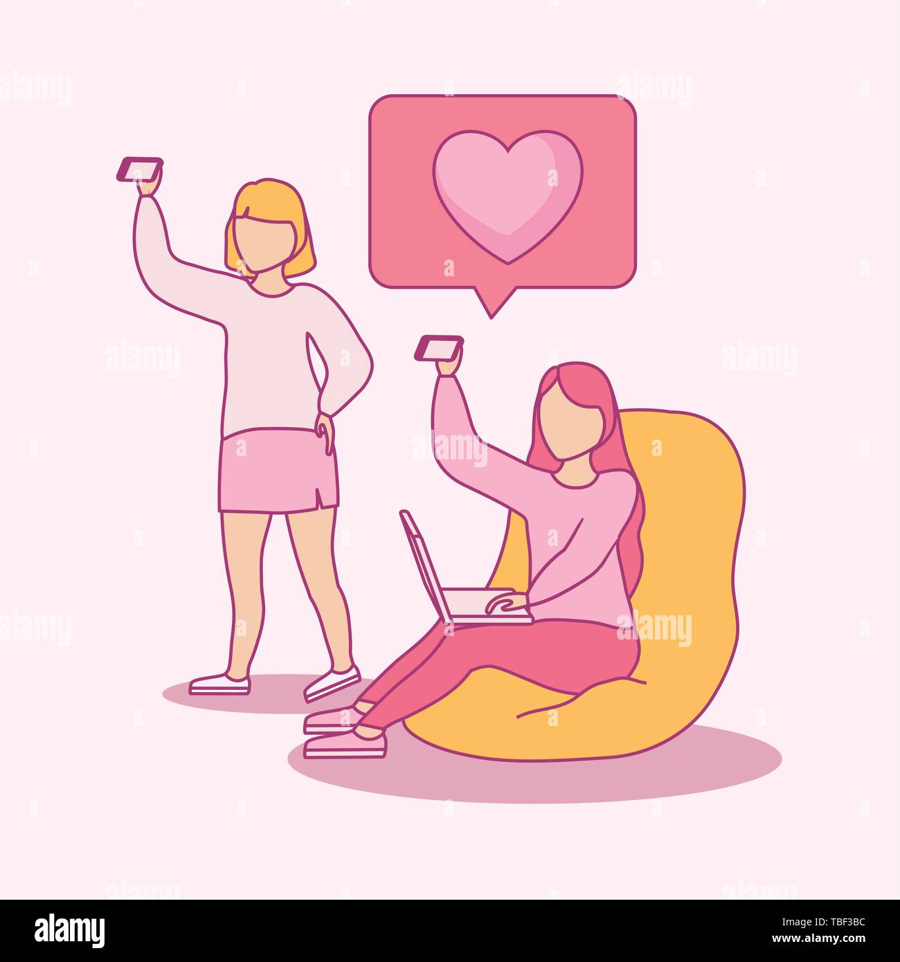 Group selfie objects hi-res stock photography and images - Alamy