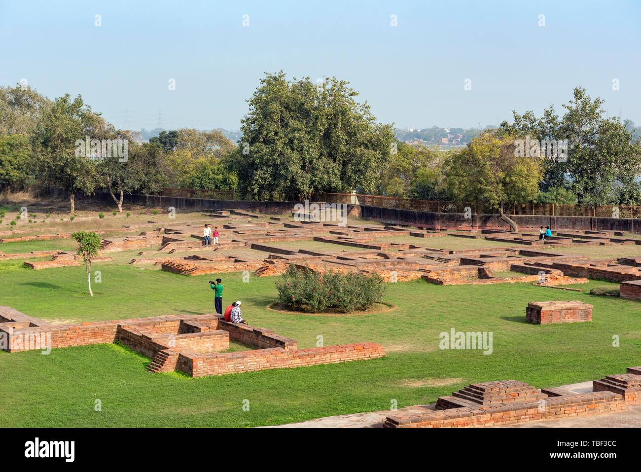 Excavations of ruins of ancient Kashi, Varanasi, Uttar Pradesh, India ...