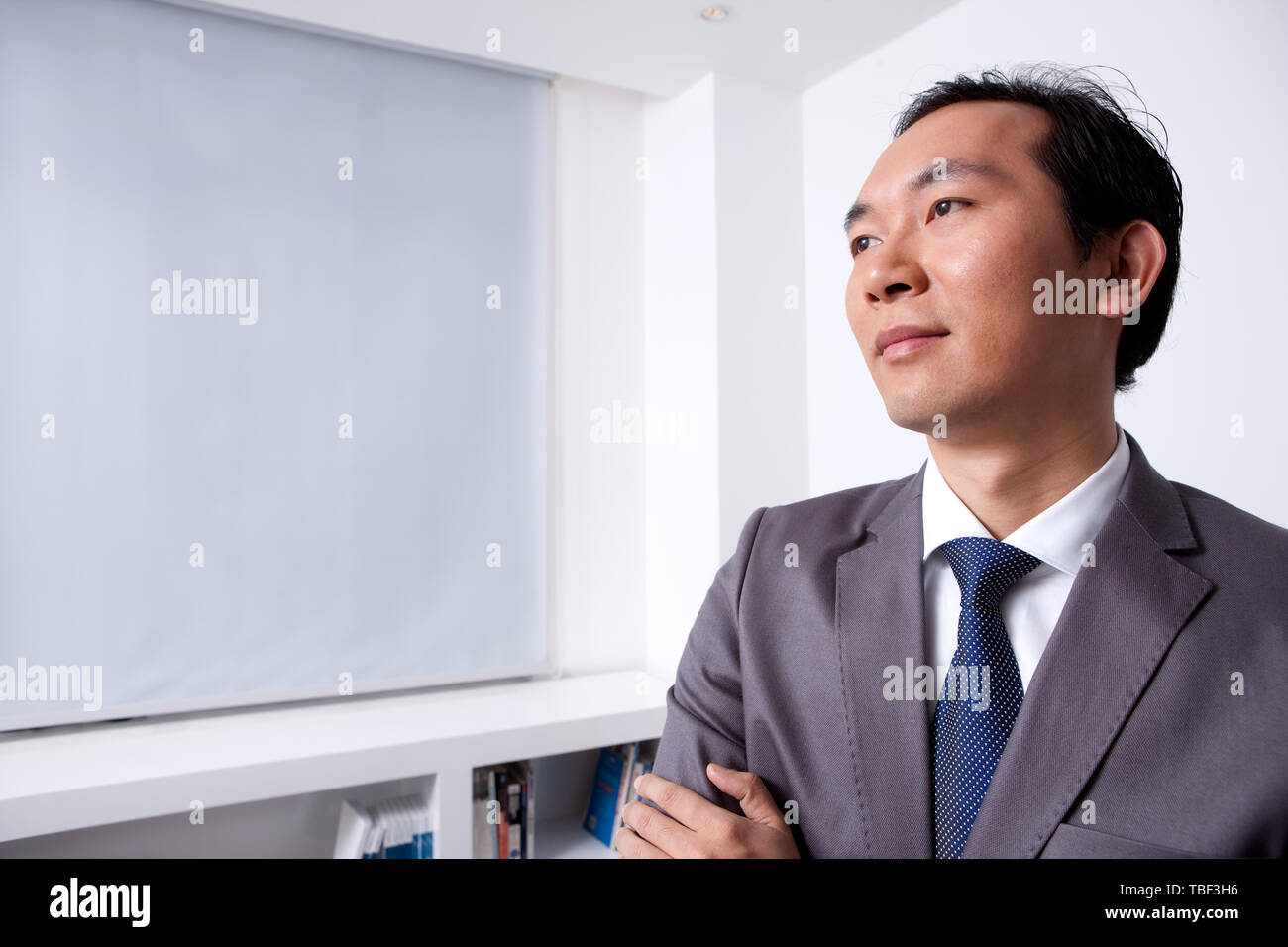 A white-collar man in the office Stock Photo - Alamy