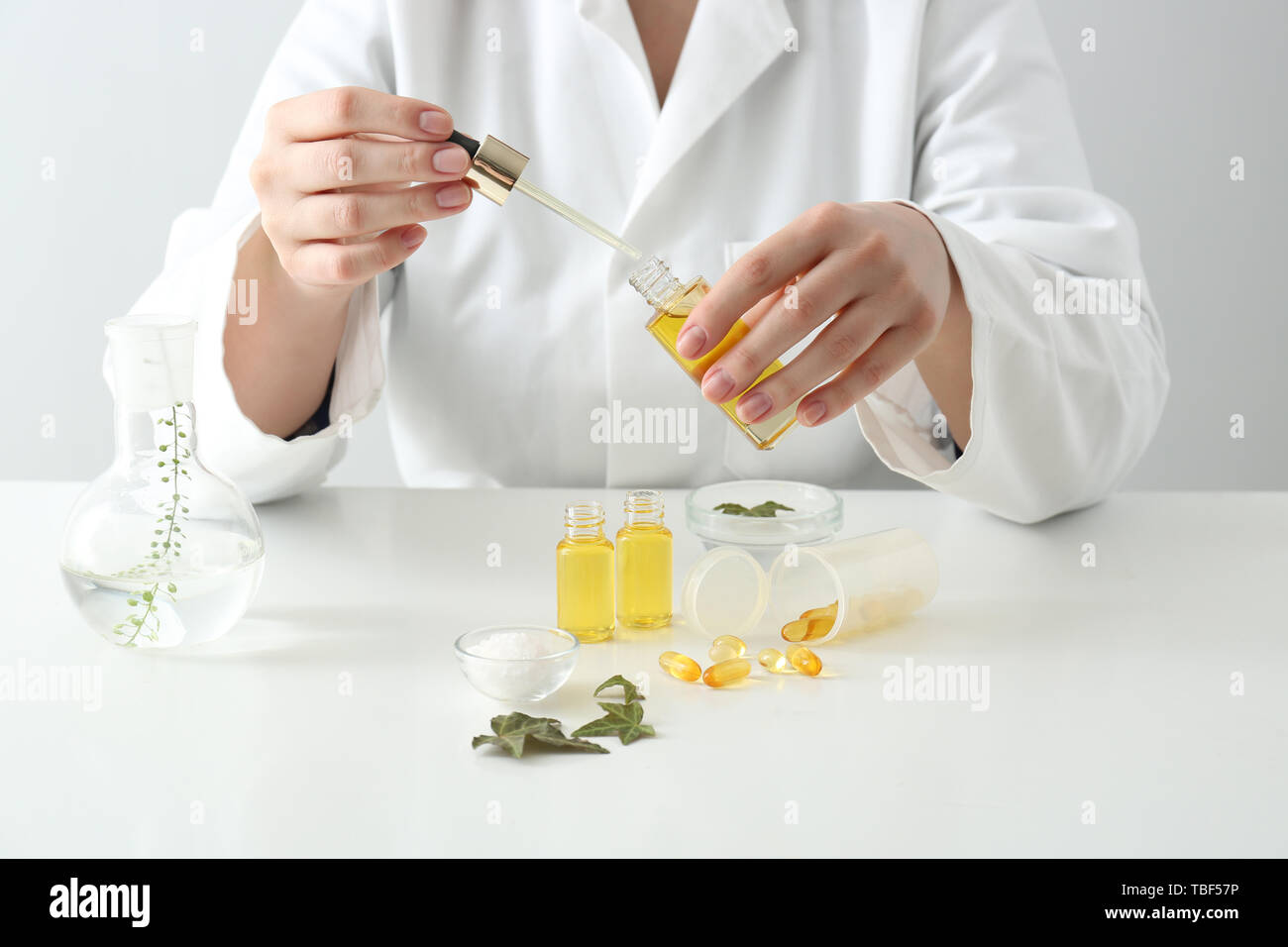 Essential oil components hi-res stock photography and images - Alamy