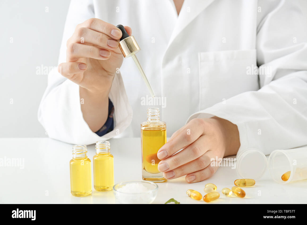 Essential oil components hi-res stock photography and images - Alamy