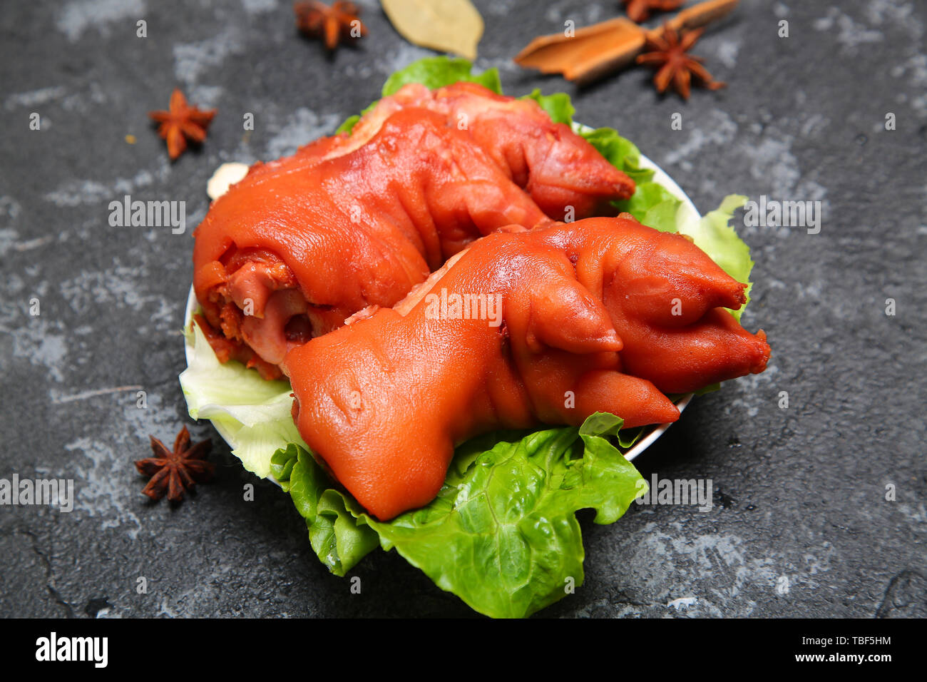 pig 's hoof Stock Photo - Alamy