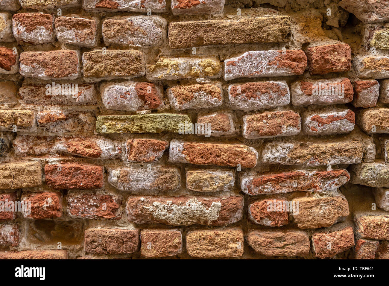 The texture of the brick. Background of empty brick basement wall Stock ...