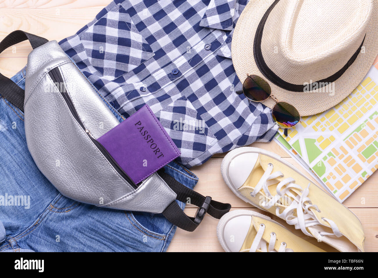 Clothes passport map on hi-res stock photography and images - Alamy