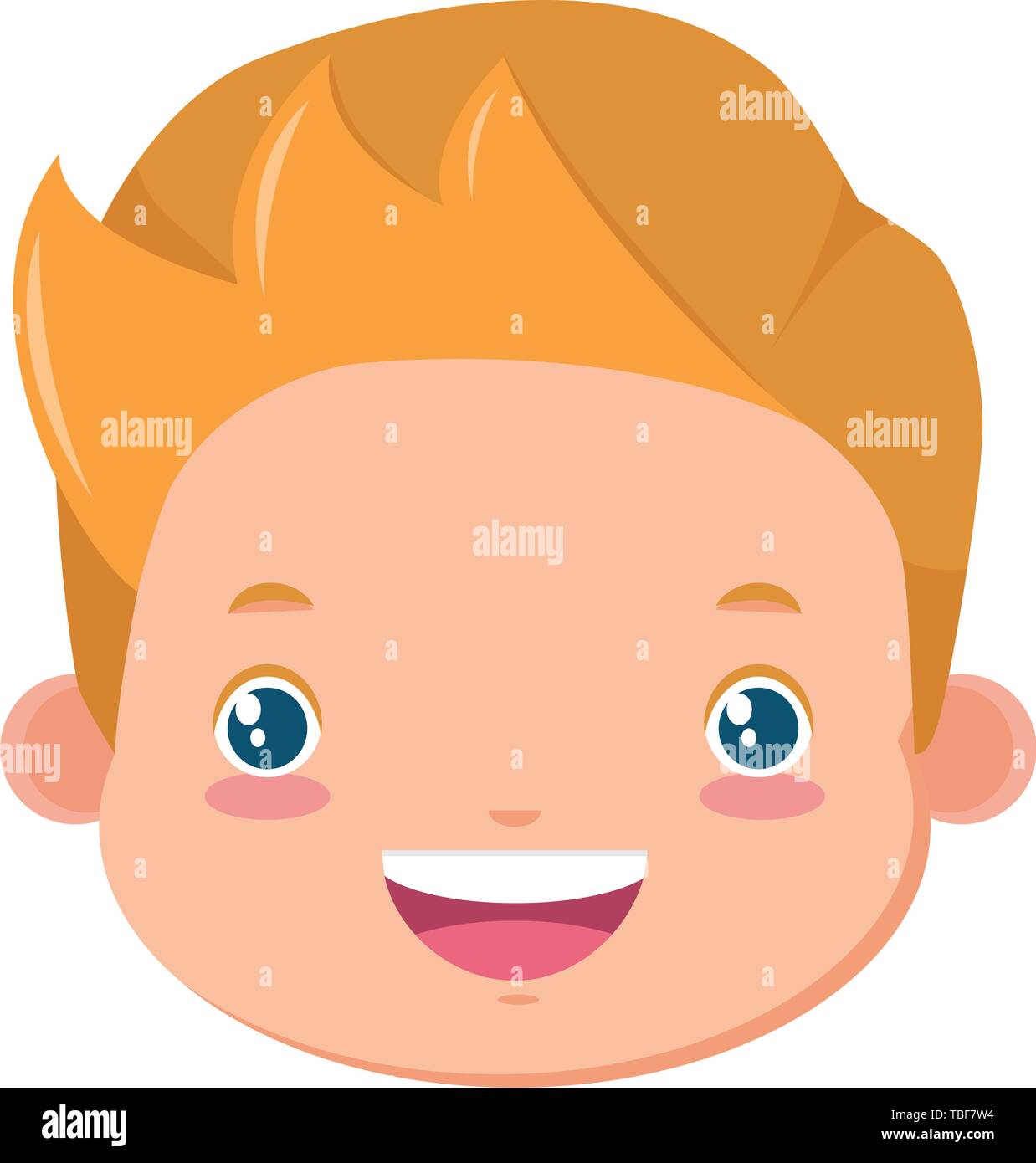 smiling boy face Stock Vector Image & Art - Alamy