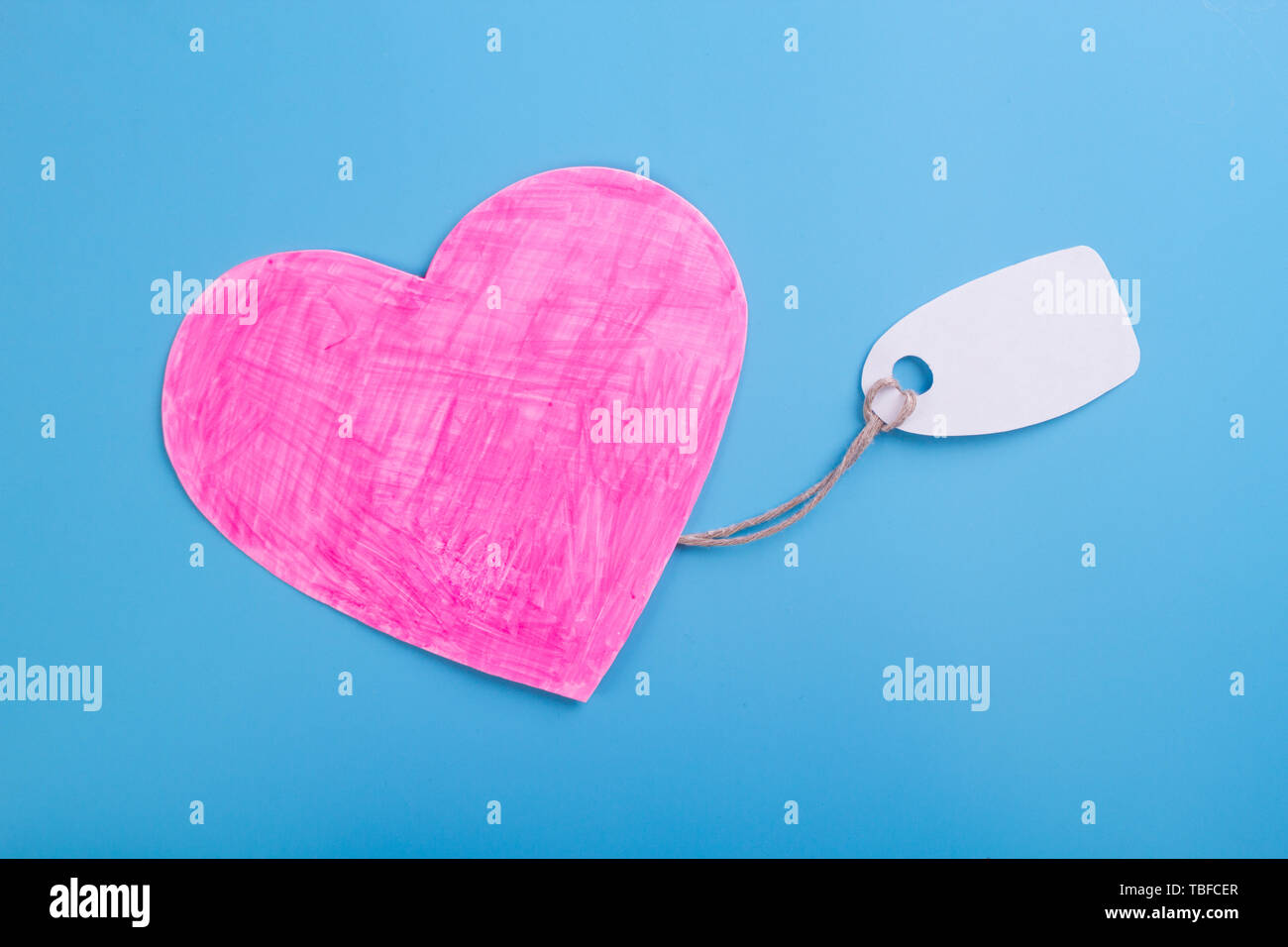 concept of buying love. blue background Stock Photo - Alamy