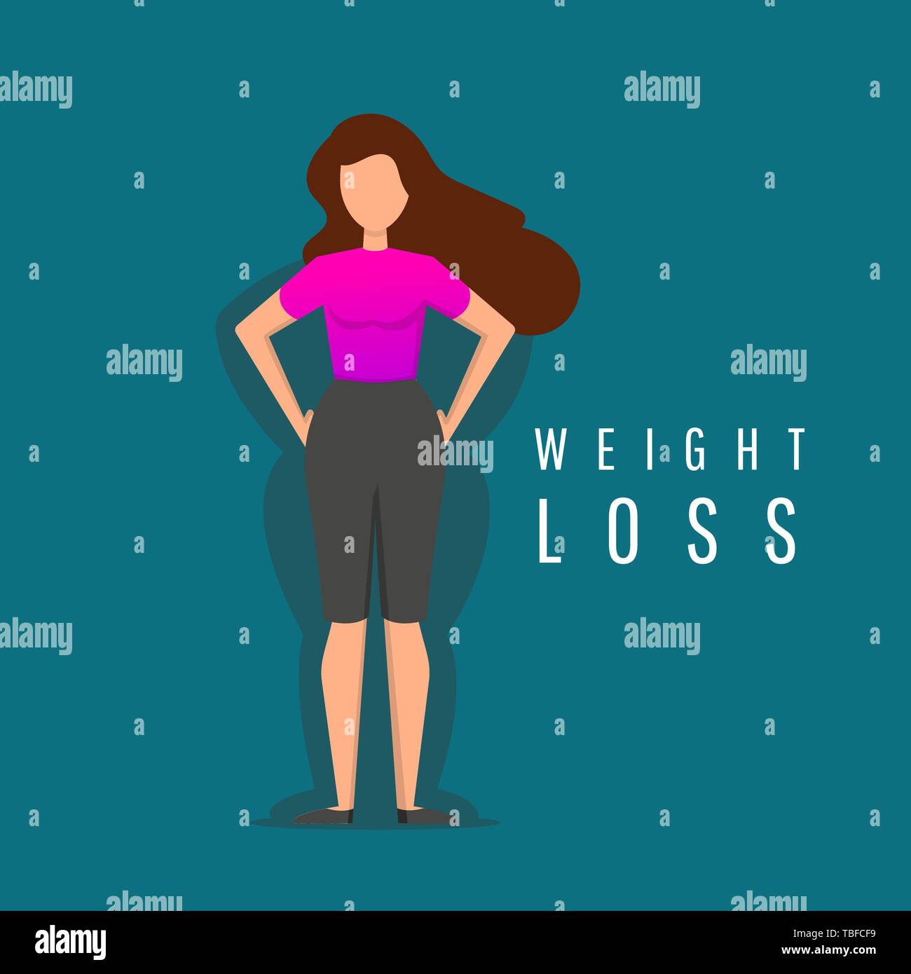 Healthy lifestyle and normal weight. Body mass index Stock Vector Image ...