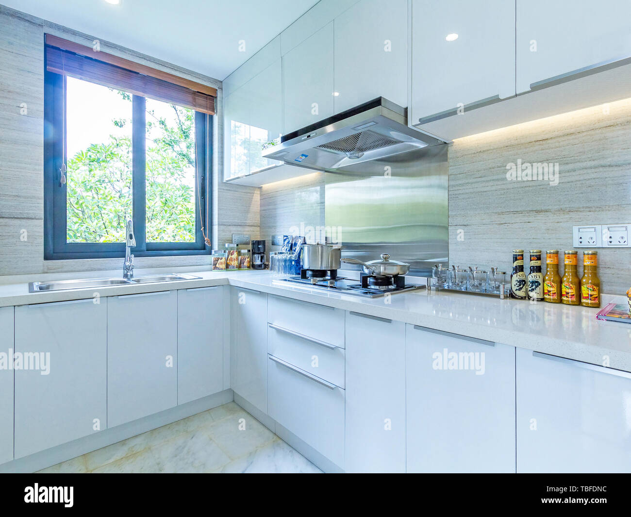 Refrigerator and oil tanker with gorgeous tools hi-res stock ...