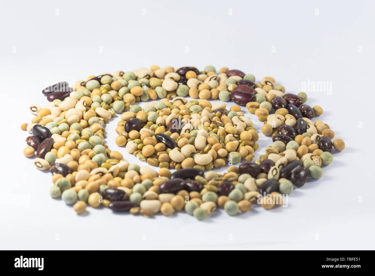 All kinds of beans mixed together Stock Photo - Alamy