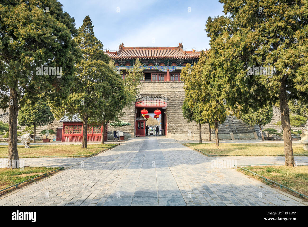 Daimiao Zhengyang Gate Stock Photo - Alamy
