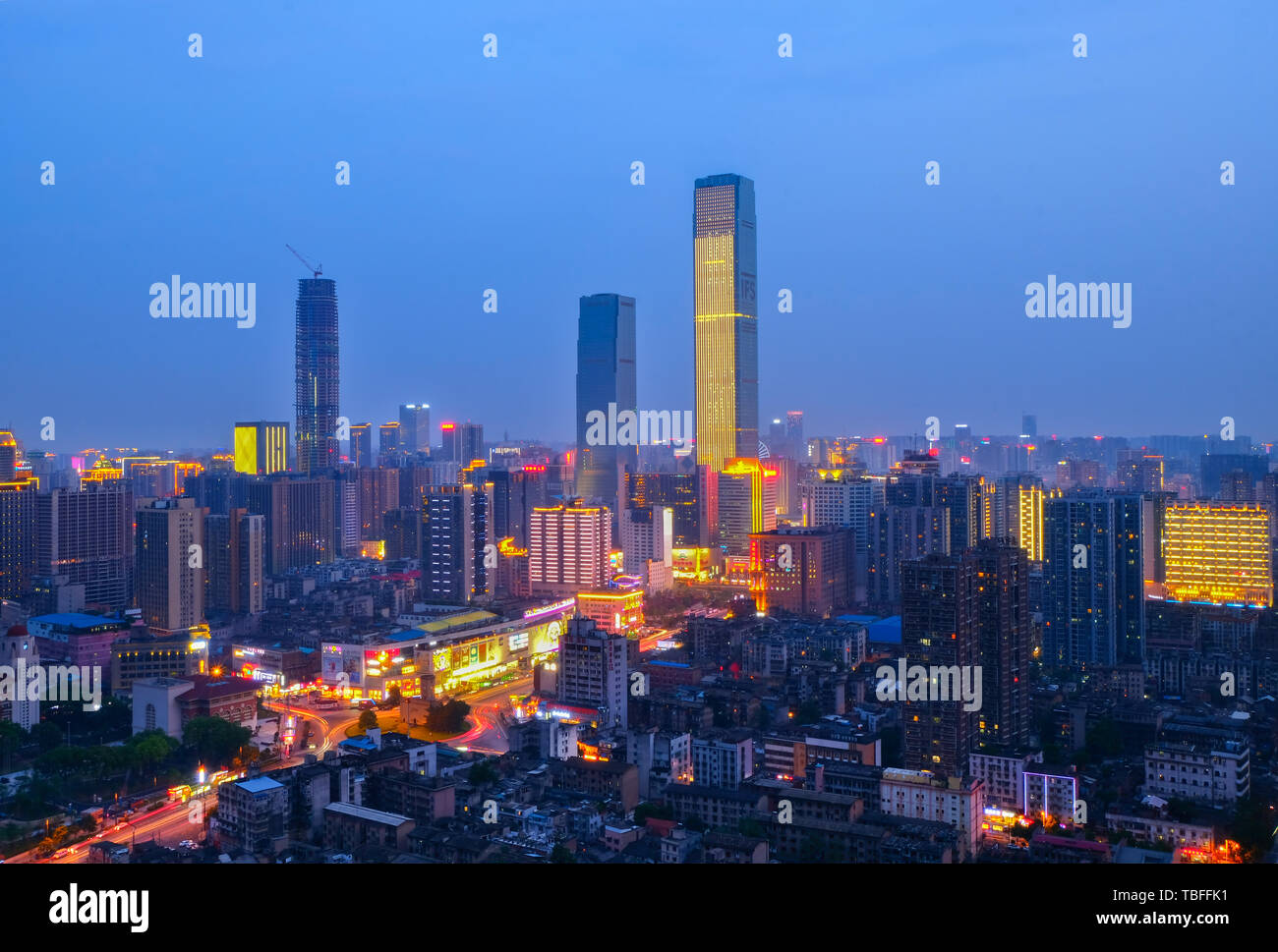 Changsha city scenery Stock Photo - Alamy