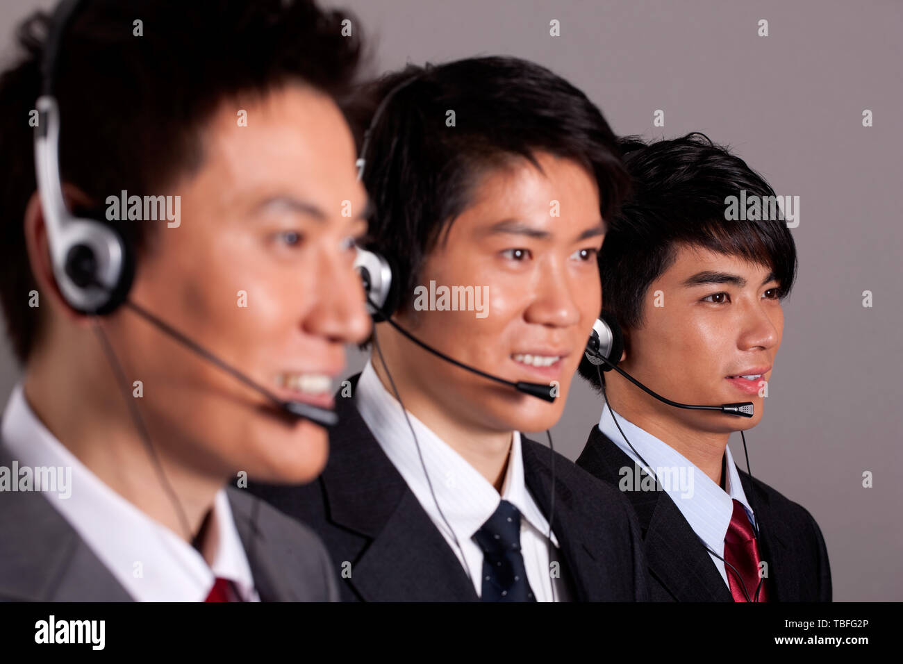 Customer service staff Stock Photo - Alamy