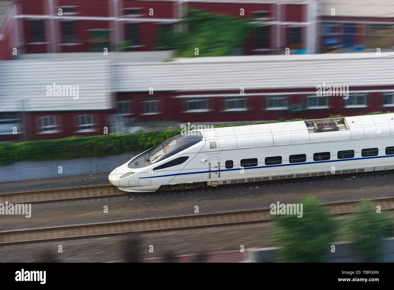 High-speed high-speed train Stock Photo - Alamy
