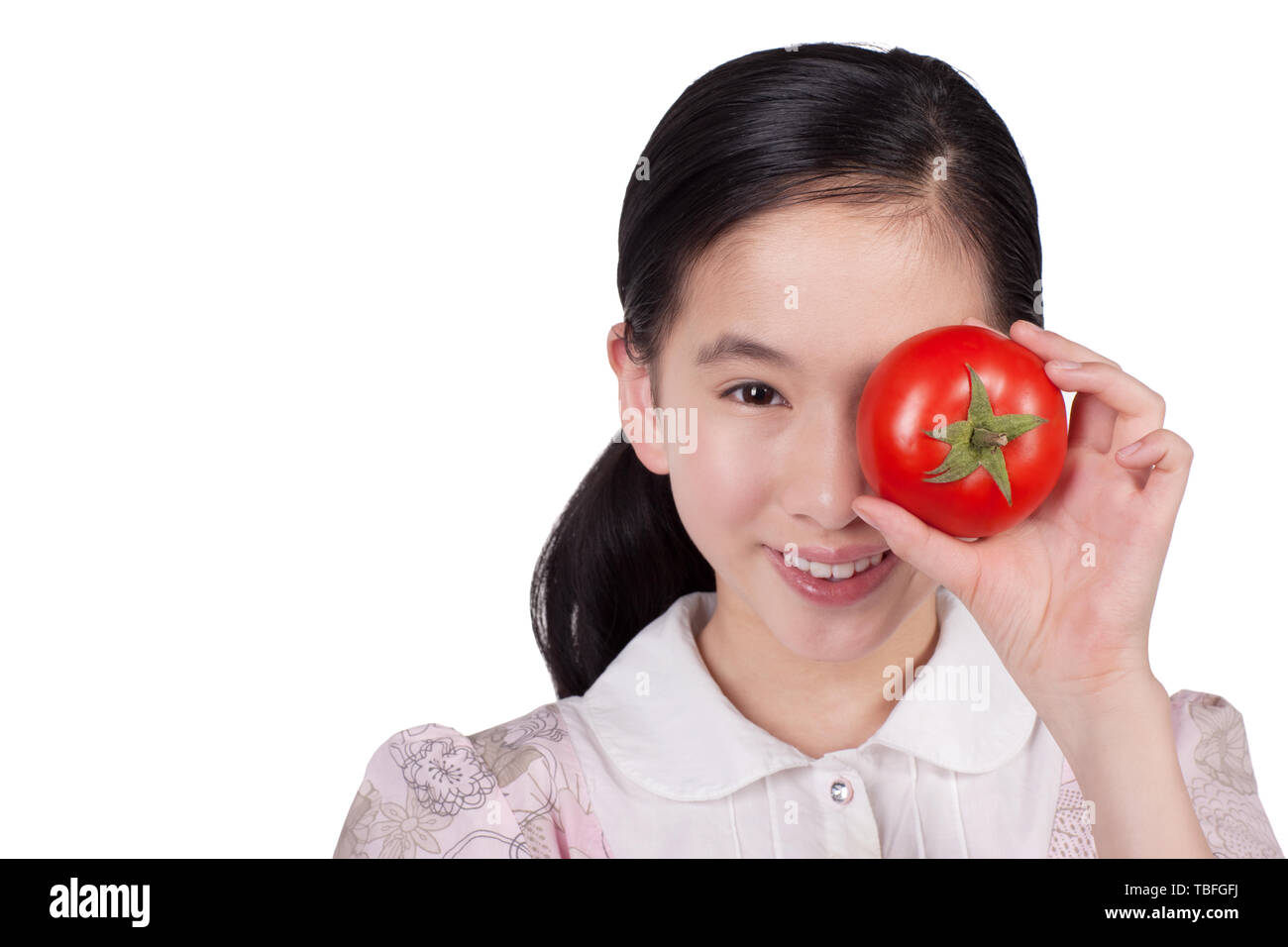 A girl's favorite food Stock Photo - Alamy