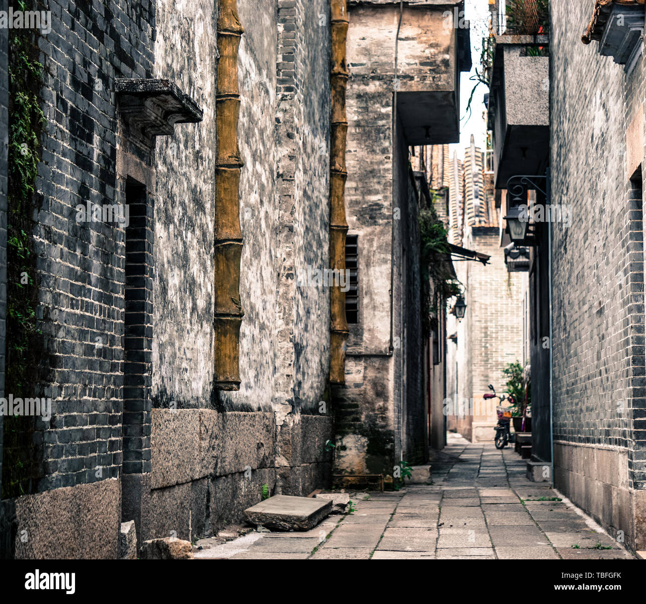 Guangzhou Panyu Shawan Ancient Town Ancient Road, oil painting general Stock Photo - Alamy