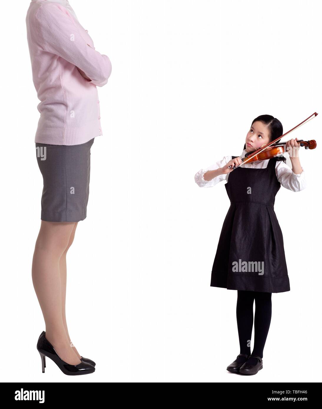 Crossed musical instruments Cut Out Stock Images & Pictures - Alamy