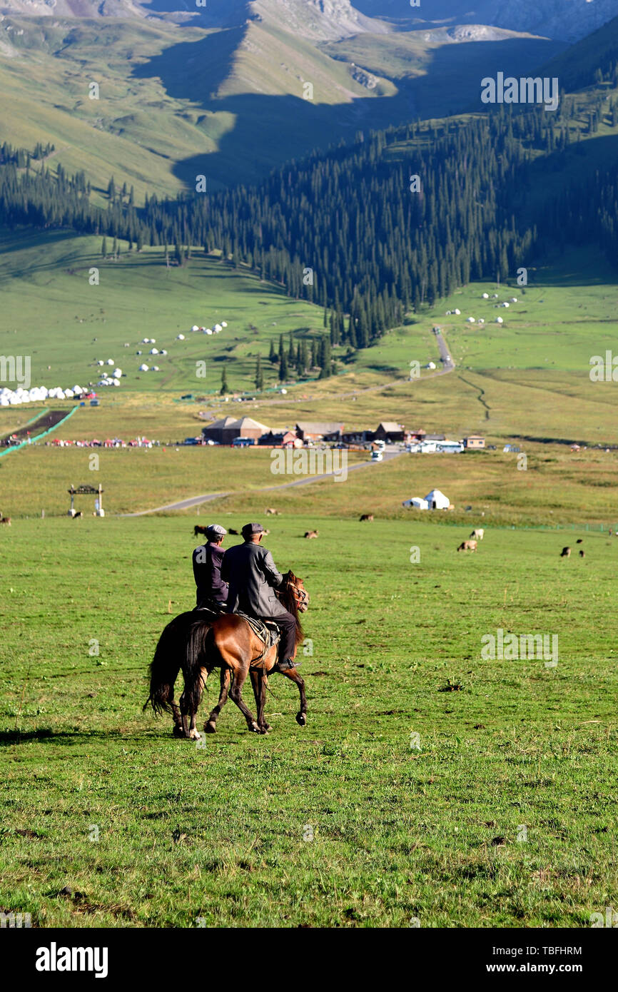 Xinjiang Narati Prairie High Resolution Stock Photography and Images ...