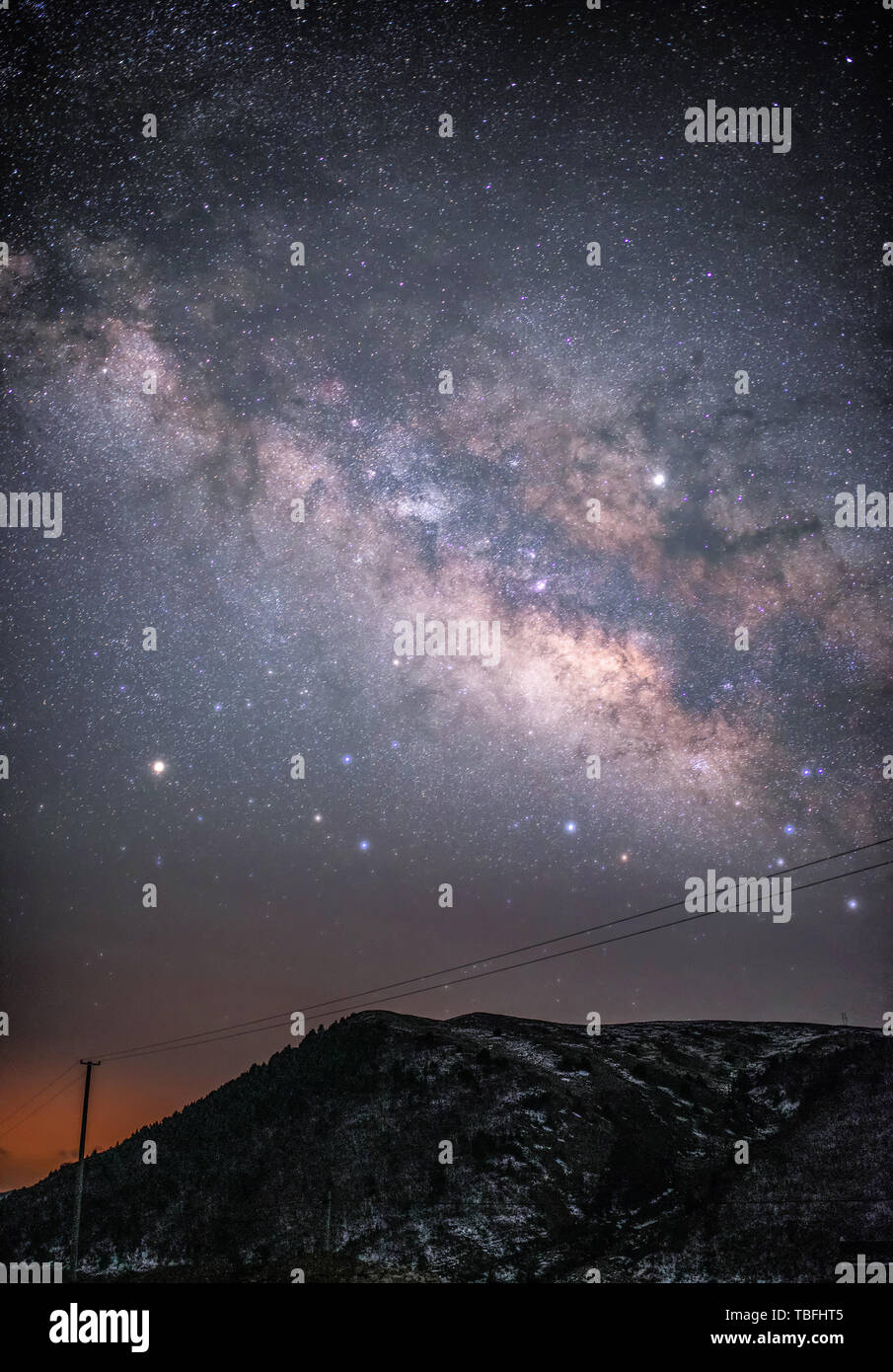 galactic arch bridge Stock Photo - Alamy