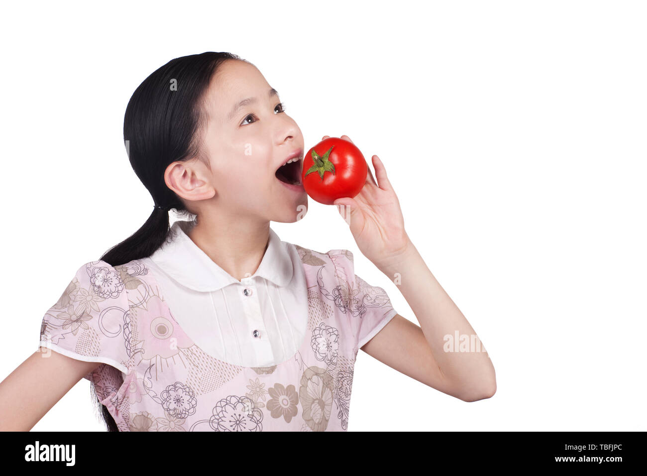 A girl's favorite food Stock Photo - Alamy