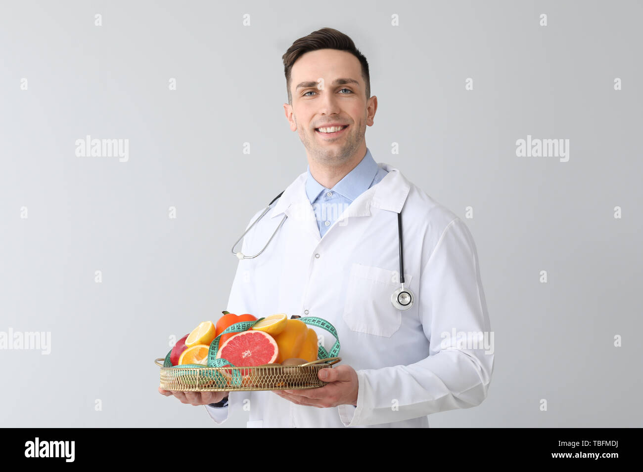 Male nutritionist hi-res stock photography and images - Alamy