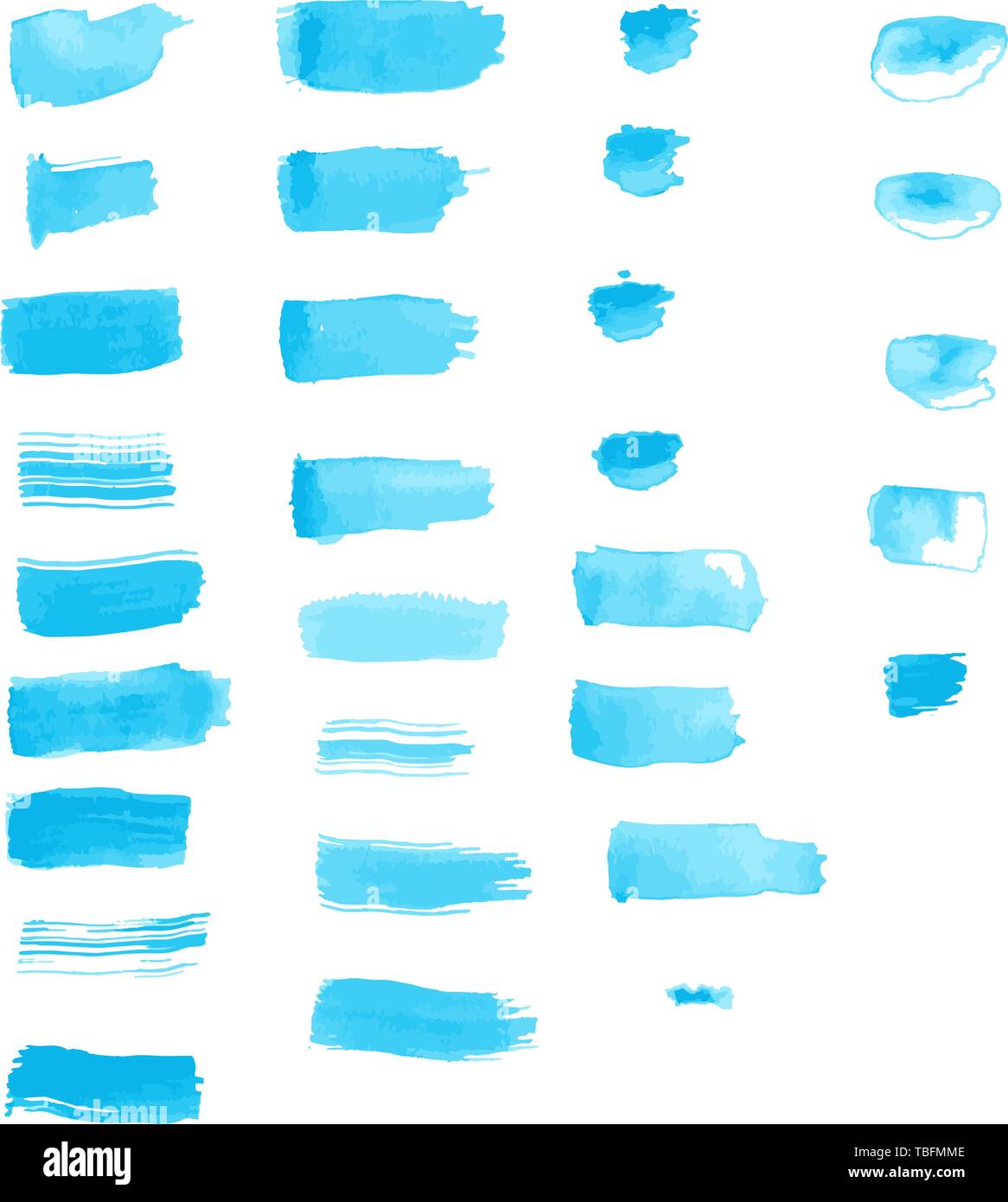 Set of watercolor stain. Spots on a white background. Watercolor ...