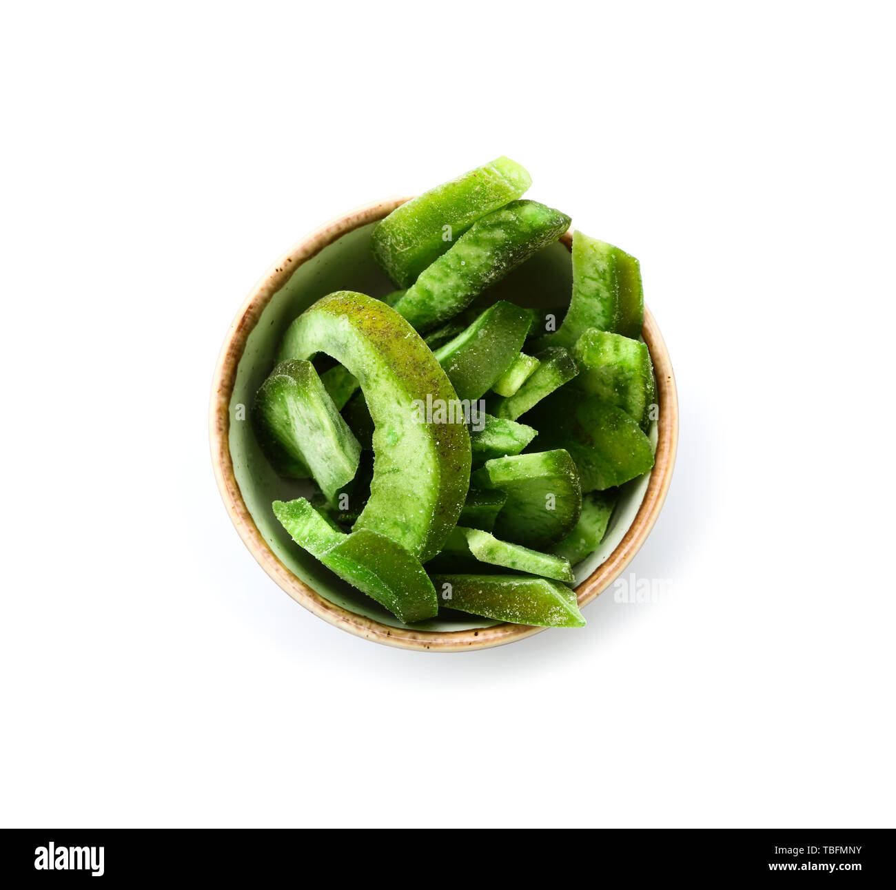 Tasty dried avocado on white background Stock Photo - Alamy