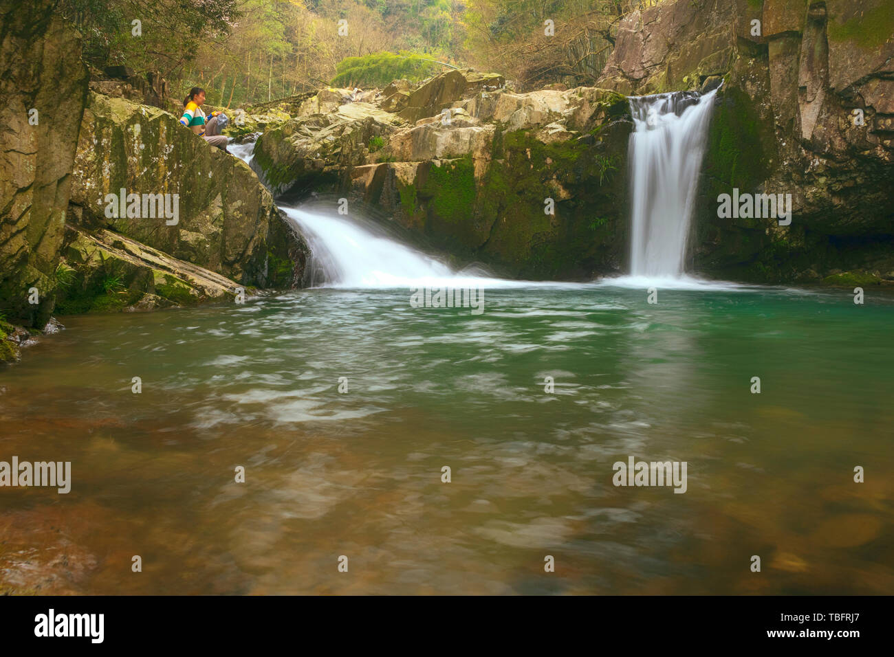 Spring water flow Stock Photo - Alamy