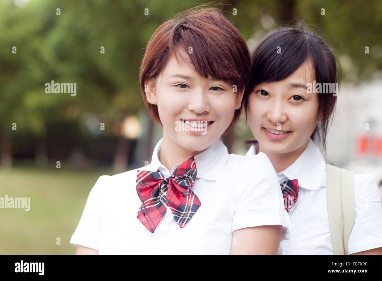 Campus life for high school students Stock Photo - Alamy