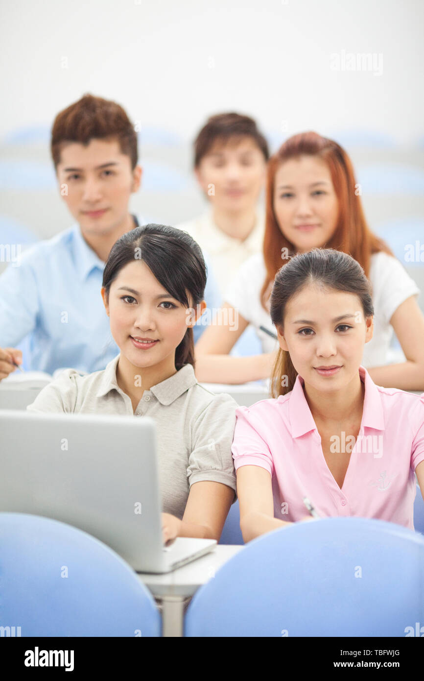 Classroom Learning for College Students Stock Photo - Alamy
