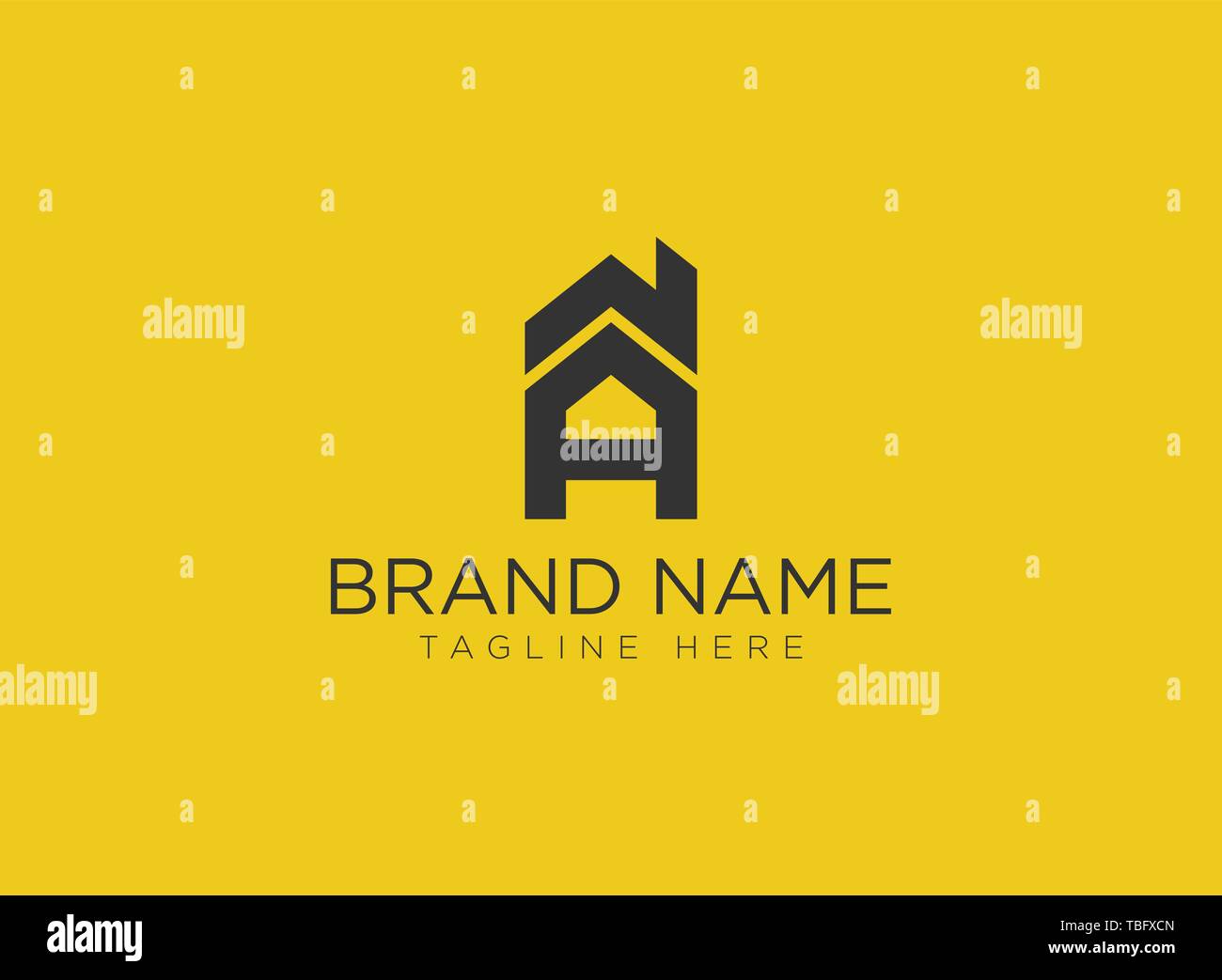 A Letter Real Estate Logo Design - Real estate logo Stock Vector Image ...