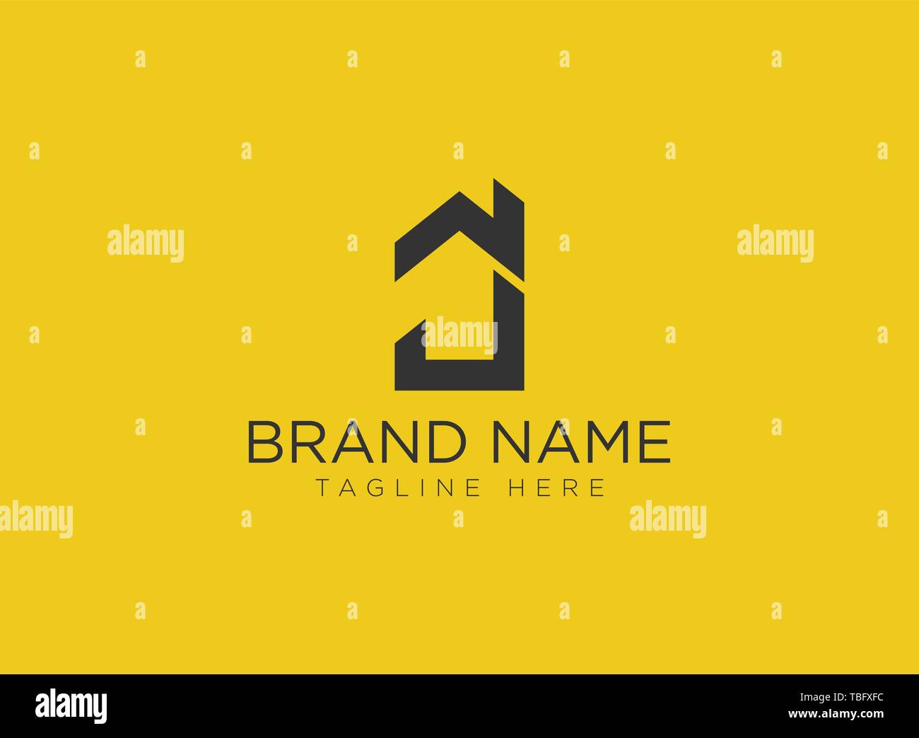 J real estate logo hi-res stock photography and images - Alamy