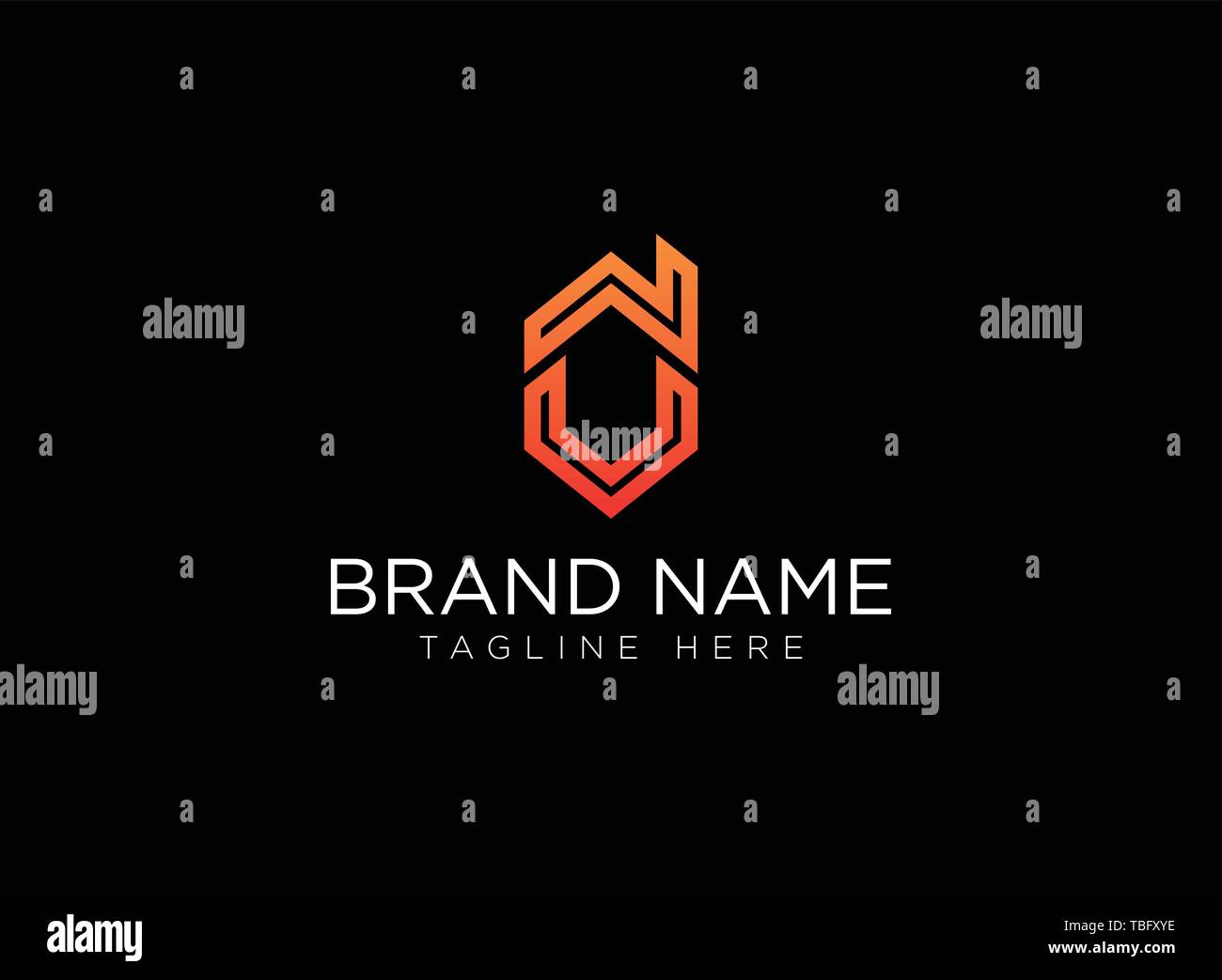 V real estate logo hi-res stock photography and images - Alamy