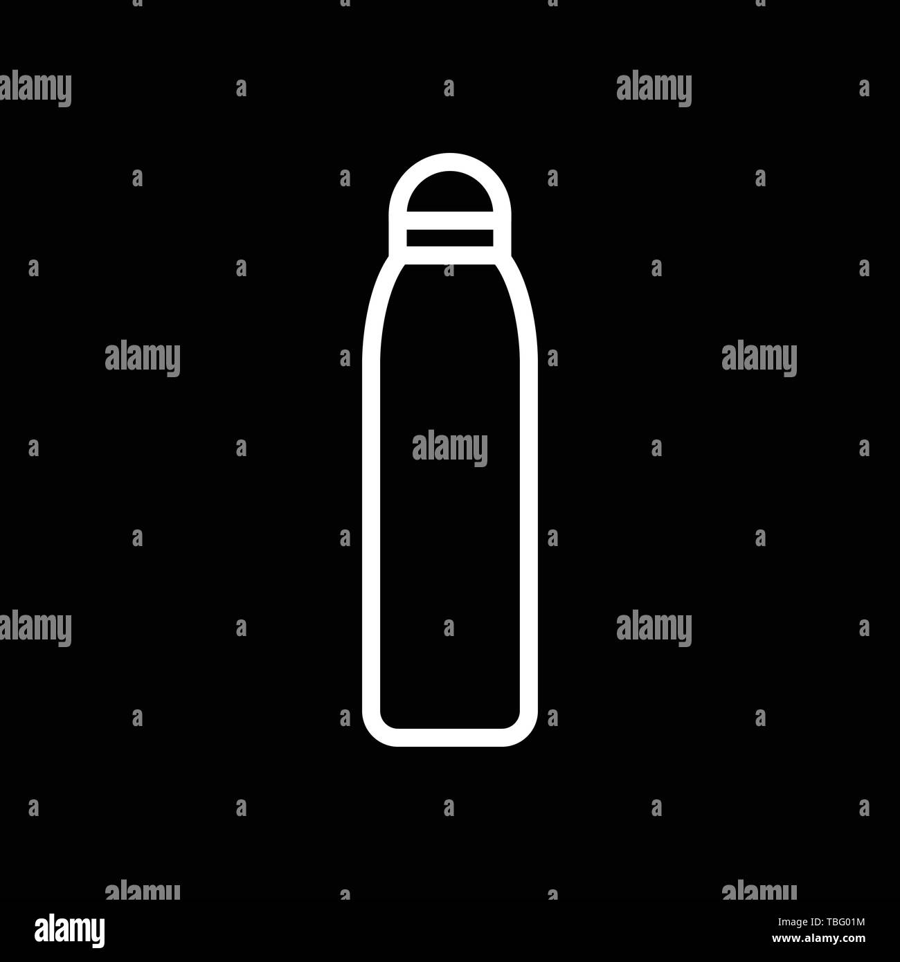 Bottle sign icon - Plastic bottle icon illustration Stock Vector Image ...
