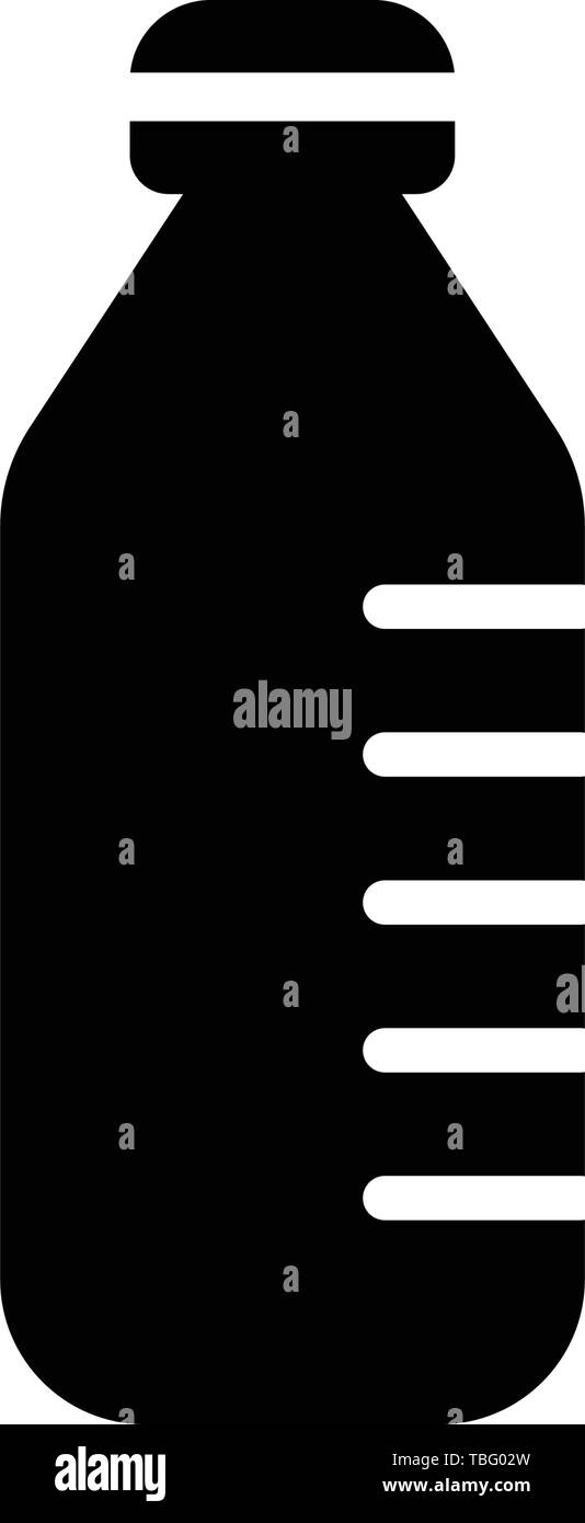 Bottle sign icon - Plastic bottle icon illustration Stock Vector Image ...