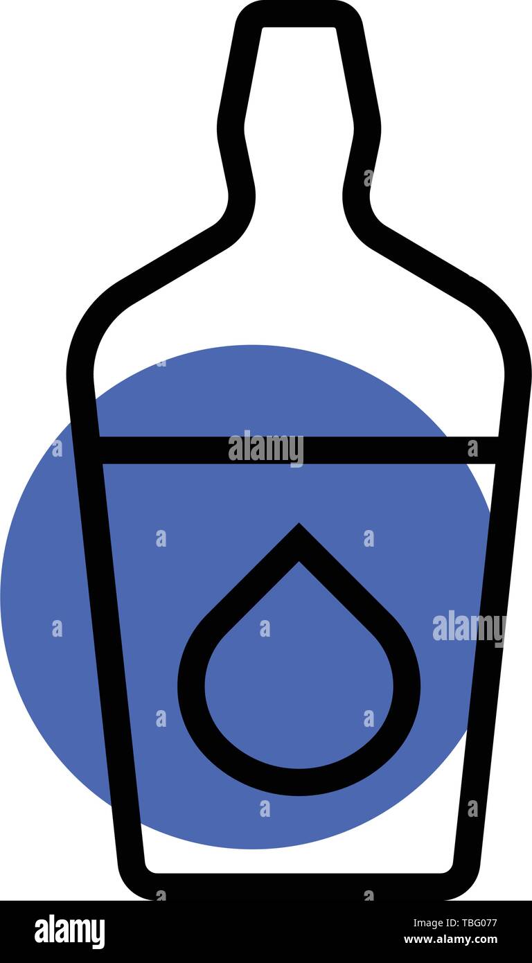 Bottle sign icon - Plastic bottle icon illustration Stock Vector Image ...