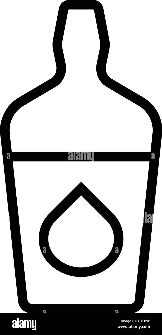 Bottle sign icon - Plastic bottle icon illustration Stock Vector Image ...