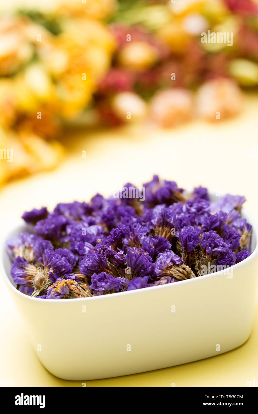 Healthy flower tea Stock Photo - Alamy