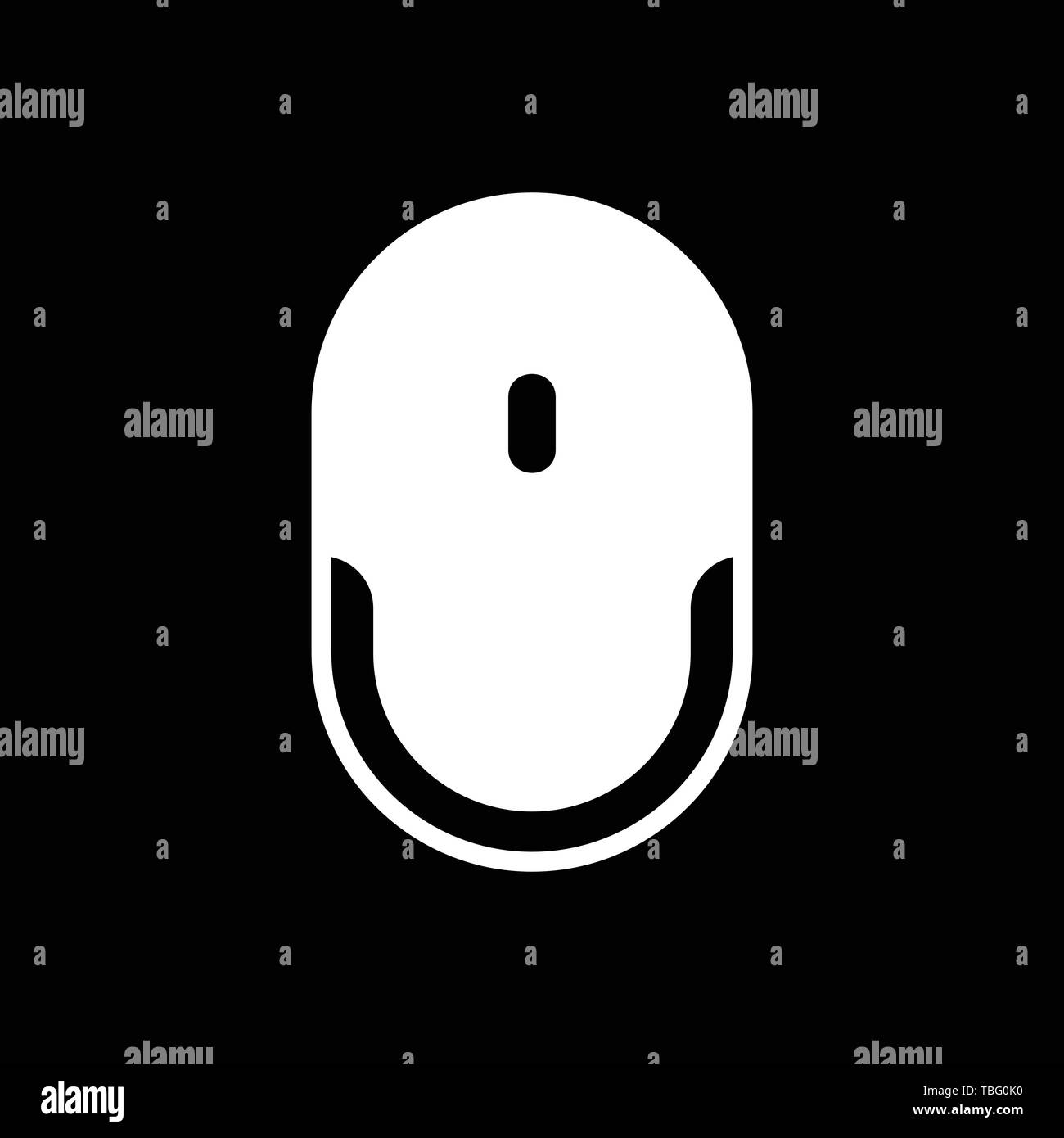 Computer Mouse Icon - Mouse sign vector Stock Vector Image & Art - Alamy