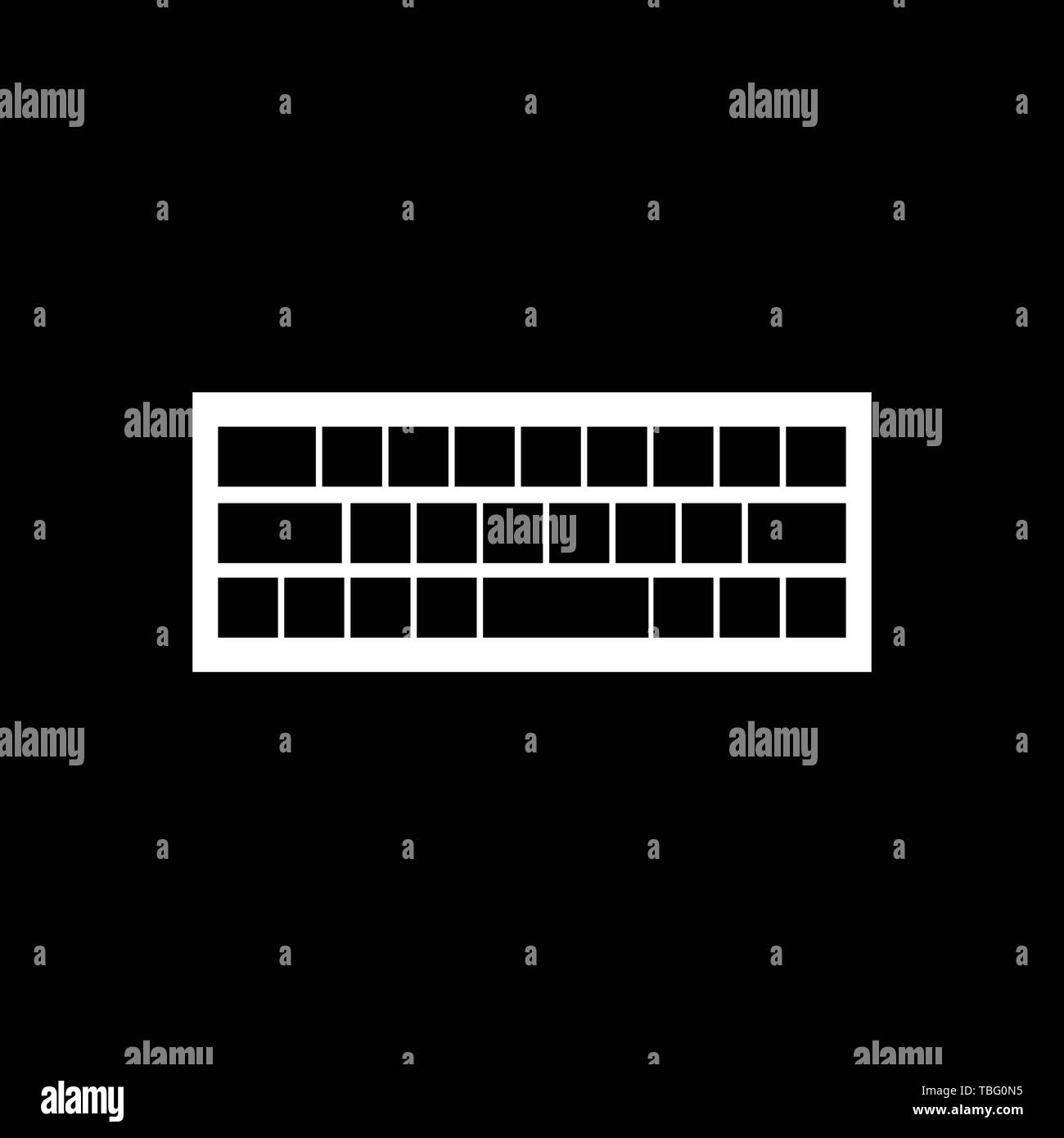 Computer Keyboard sign icon - vector Stock Vector Image & Art - Alamy