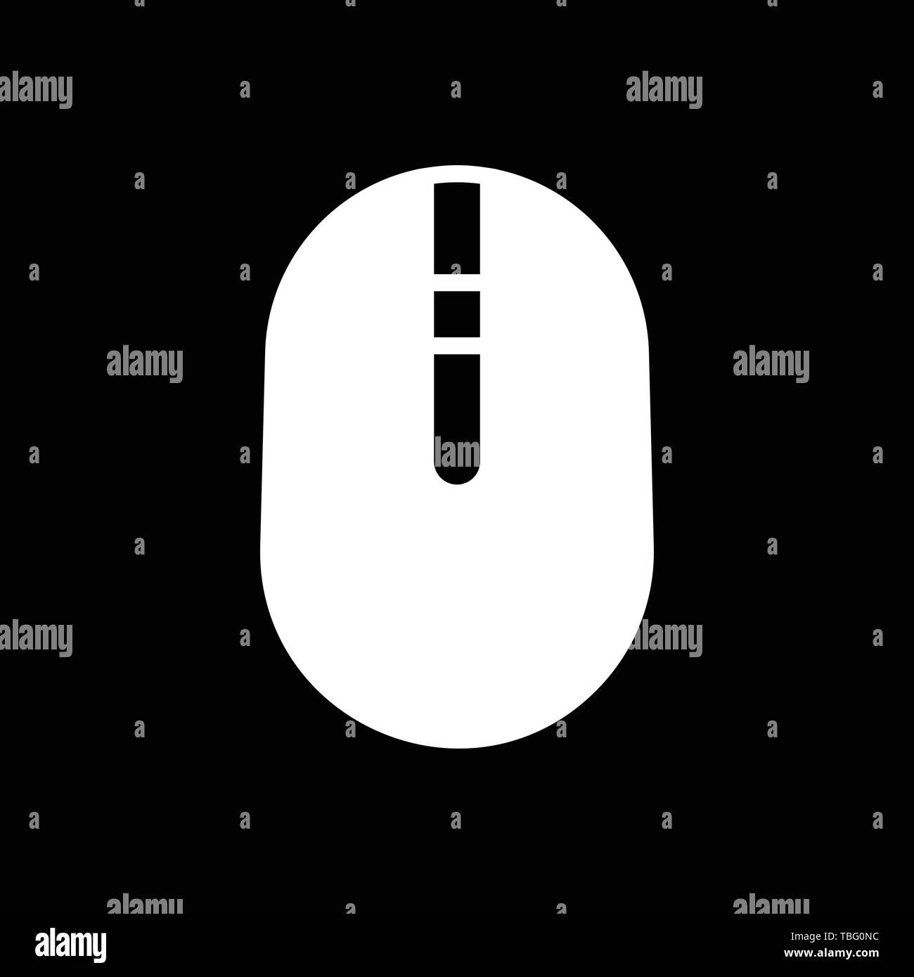 Computer Mouse Icon - Mouse sign vector Stock Vector Image & Art - Alamy