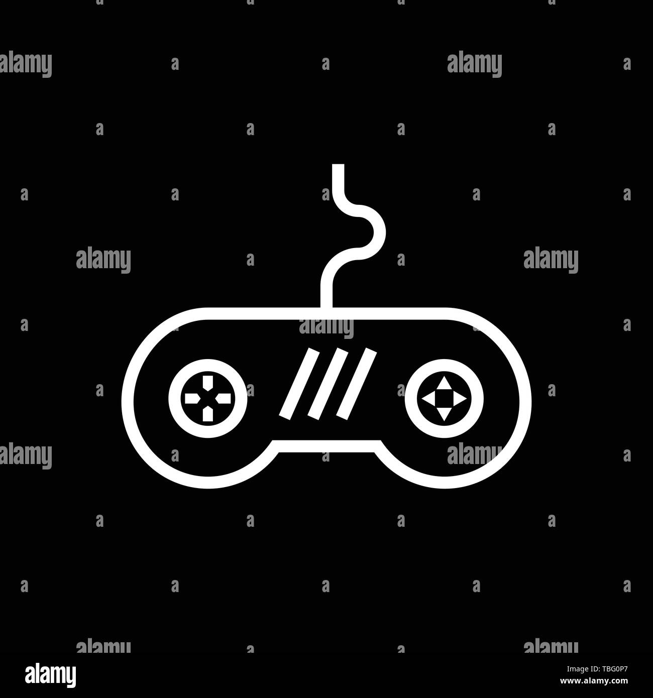 game controller sign - Video game controller icon Stock Vector Image ...