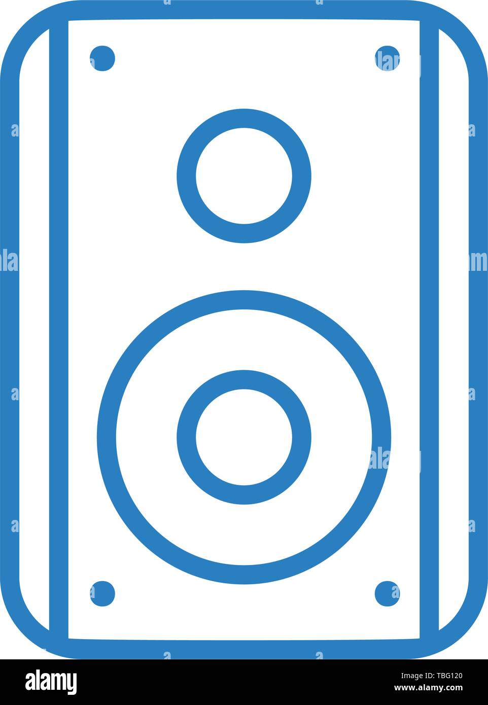 Speaker icon vector - Computer speaker sign Stock Vector Image & Art ...