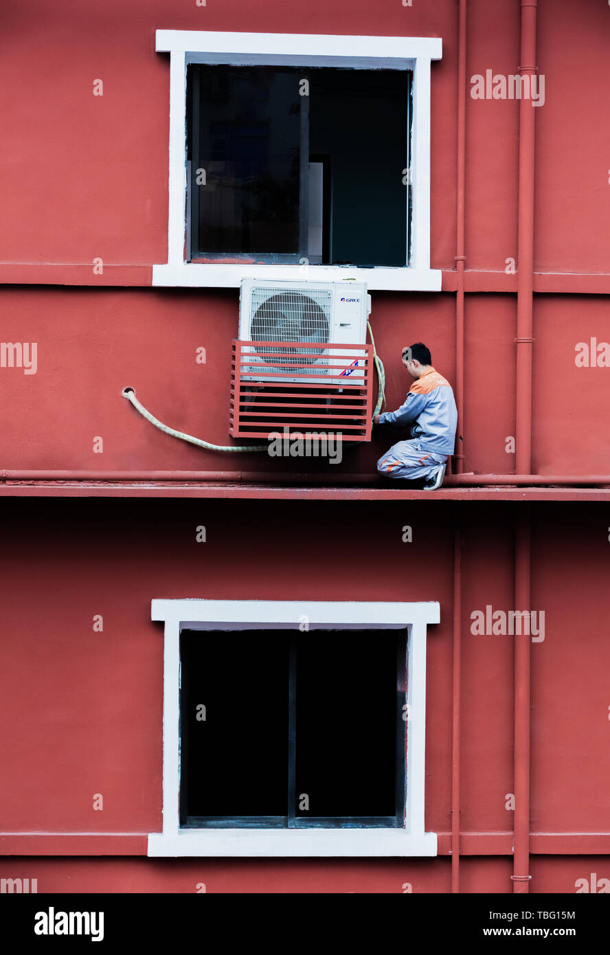 Out the window Stock Photo - Alamy