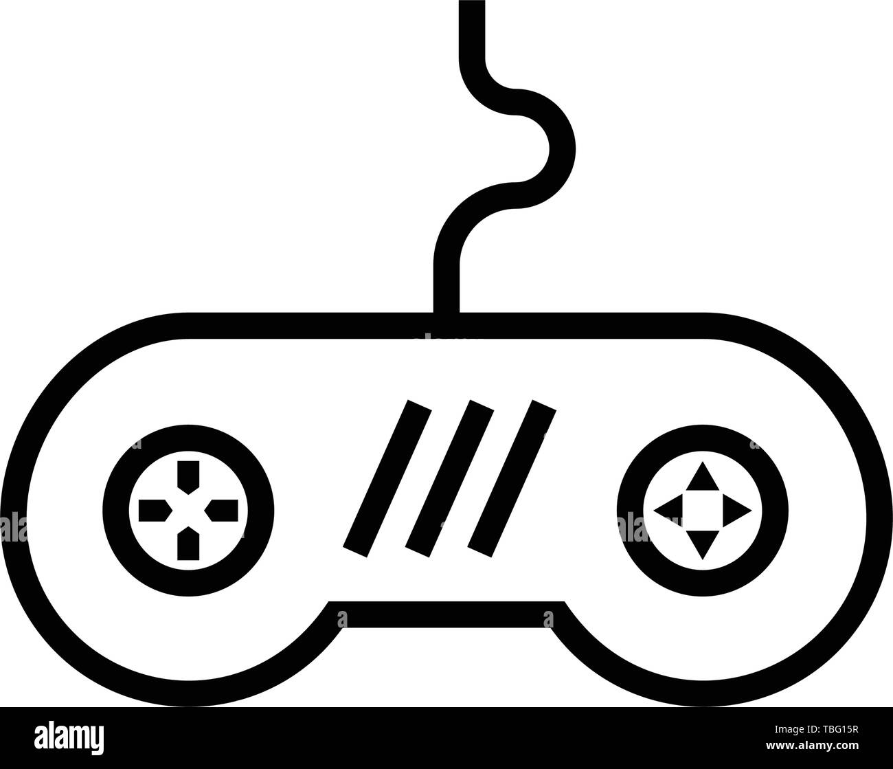 game controller sign - Video game controller icon Stock Vector Image ...