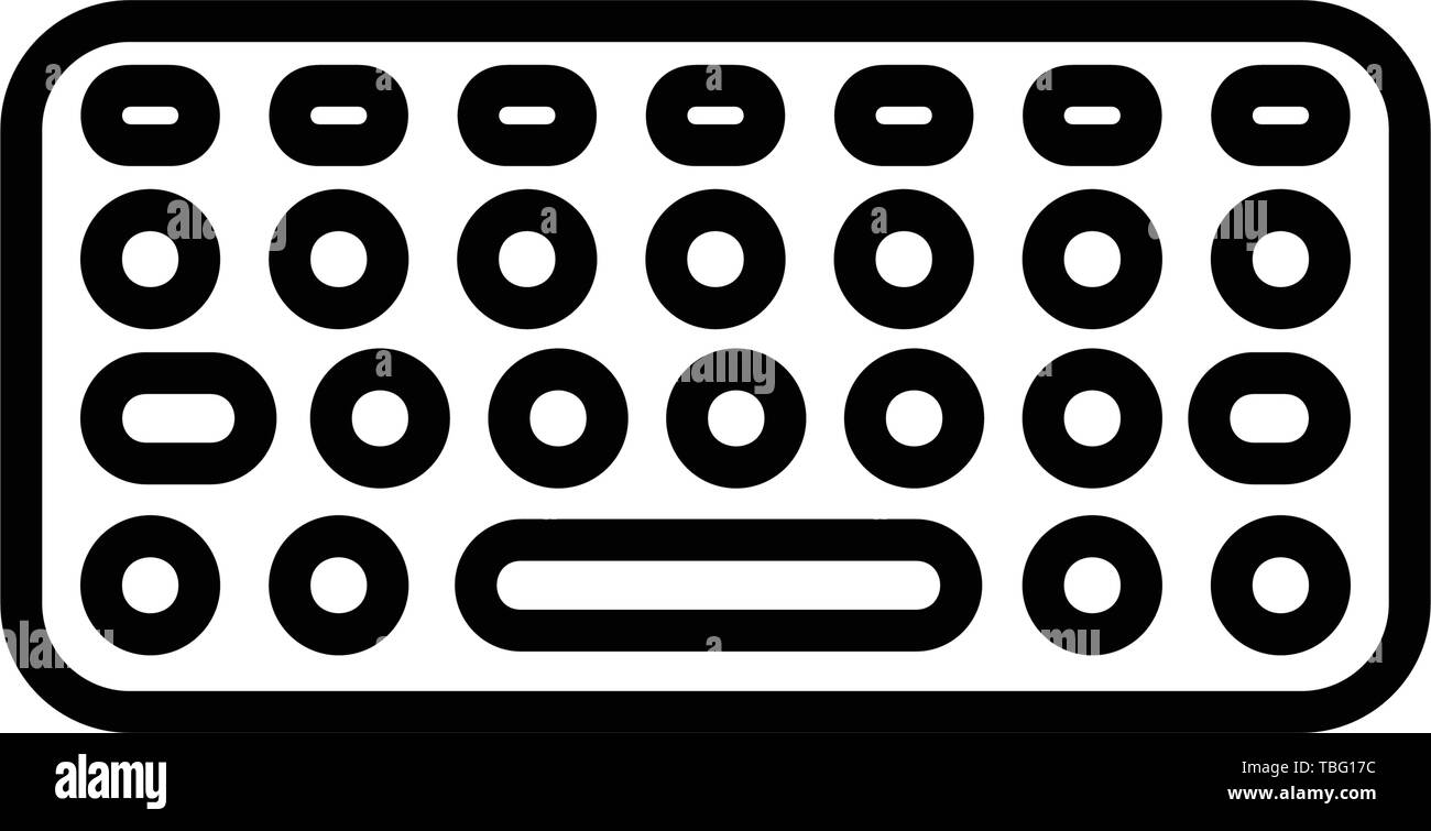 Computer Keyboard sign icon - vector Stock Vector Image & Art - Alamy