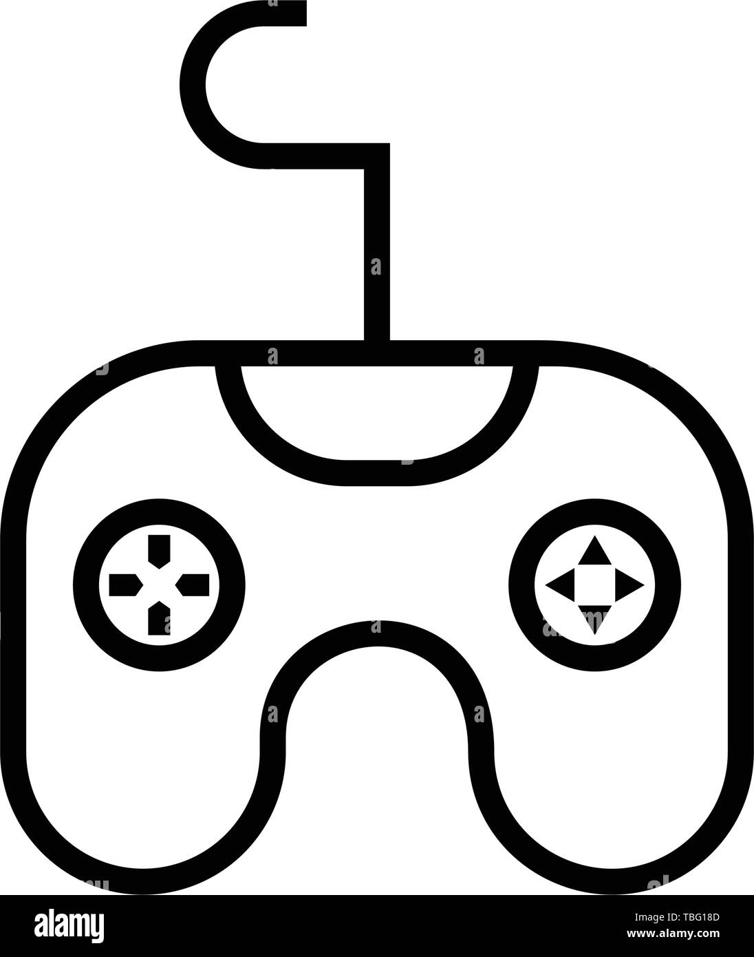 game controller sign - Video game controller icon Stock Vector Image ...